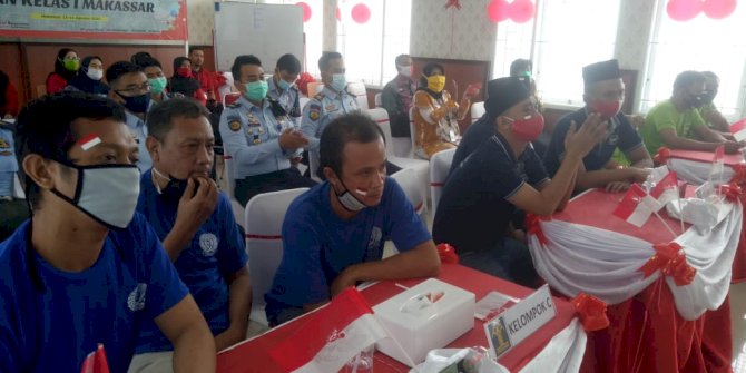 Suka Cita Napi di Makassar Rayakan Kemerdekaan RI Hingga Raih Remisi