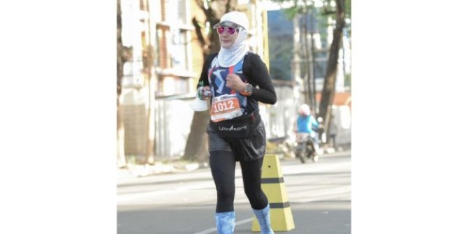 Sekretaris DPPPA Makassar Raih Juara 3 di MHM 2022 Kategori Female 21K
